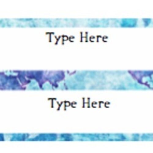 Geography & Social Studies Editable Blank Word Wall Strips - Classful