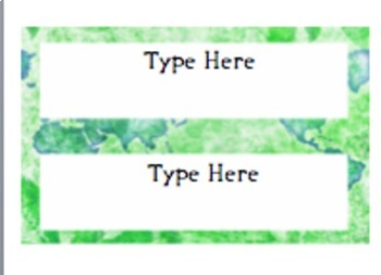 Geography & Social Studies Editable Blank Word Wall Strips - Classful