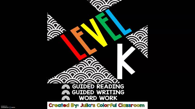 Guided Reading Level K - Classful