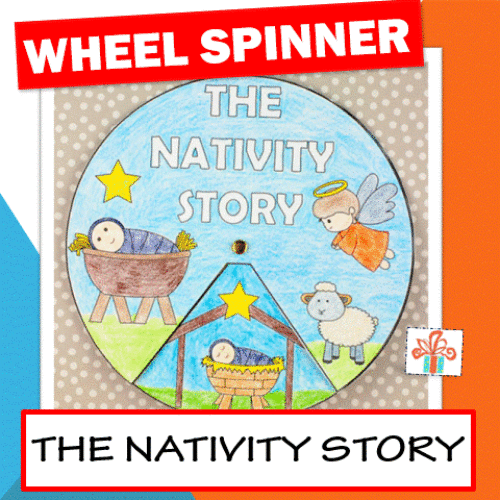 Christmas Nativity Bible Story Activity - Sunday School Coloring Craft ...