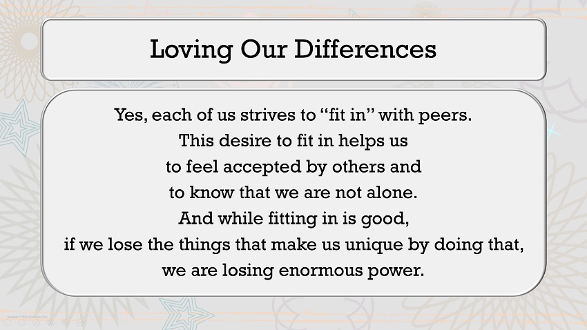 APPRECIATING DIFFERENCES & OTHERS Diversity Ready to Use SEL Social ...