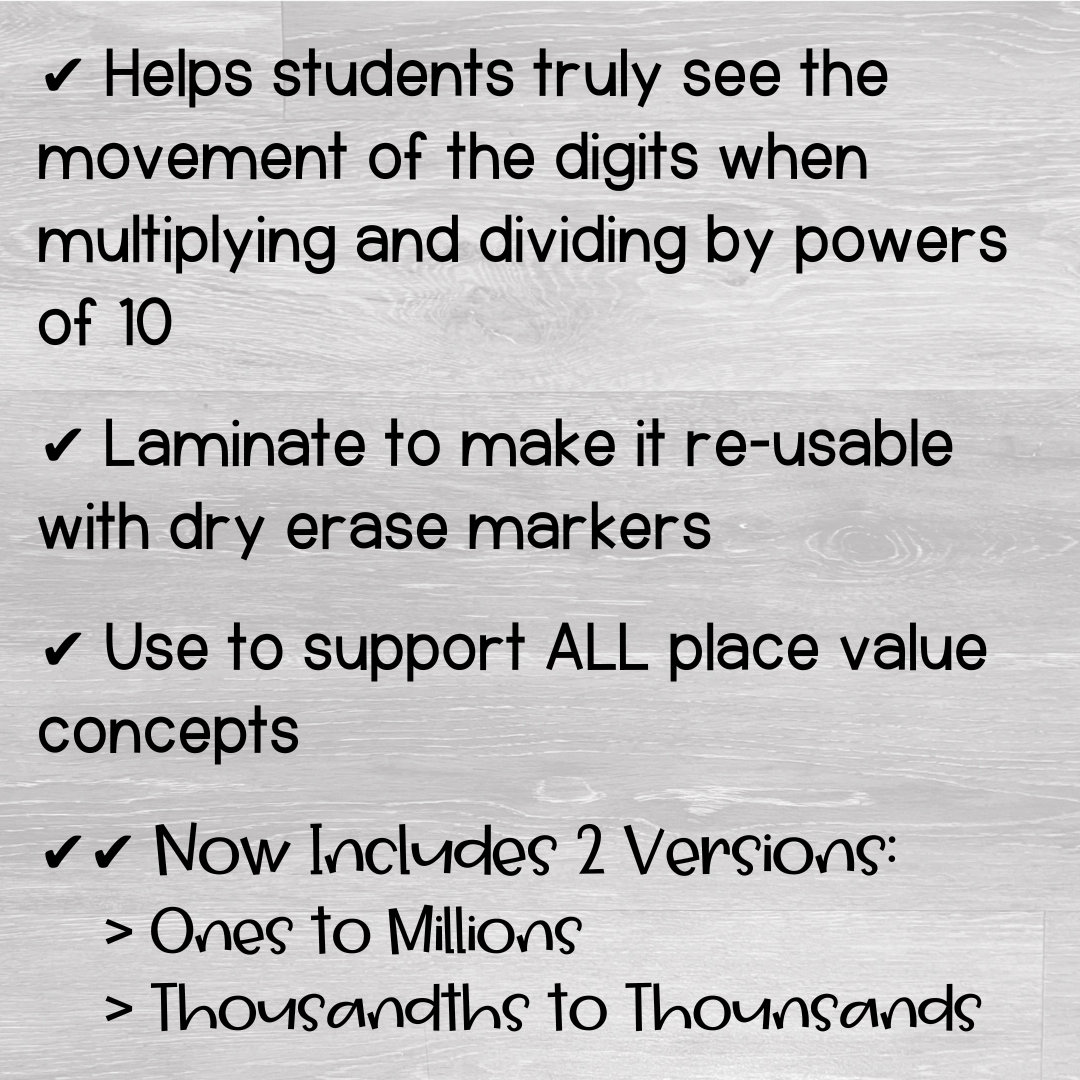 Place Value Slider | Interactive Place Value Chart | Whole Numbers ...