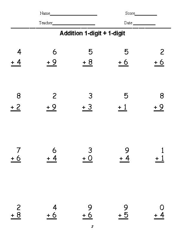 The Daily Addition Quest Workbook For Kids- 2000 Math Addition ...