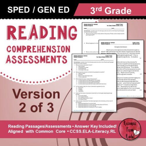 Reading Comprehension Assessments 3rd grade volume 2 - Classful