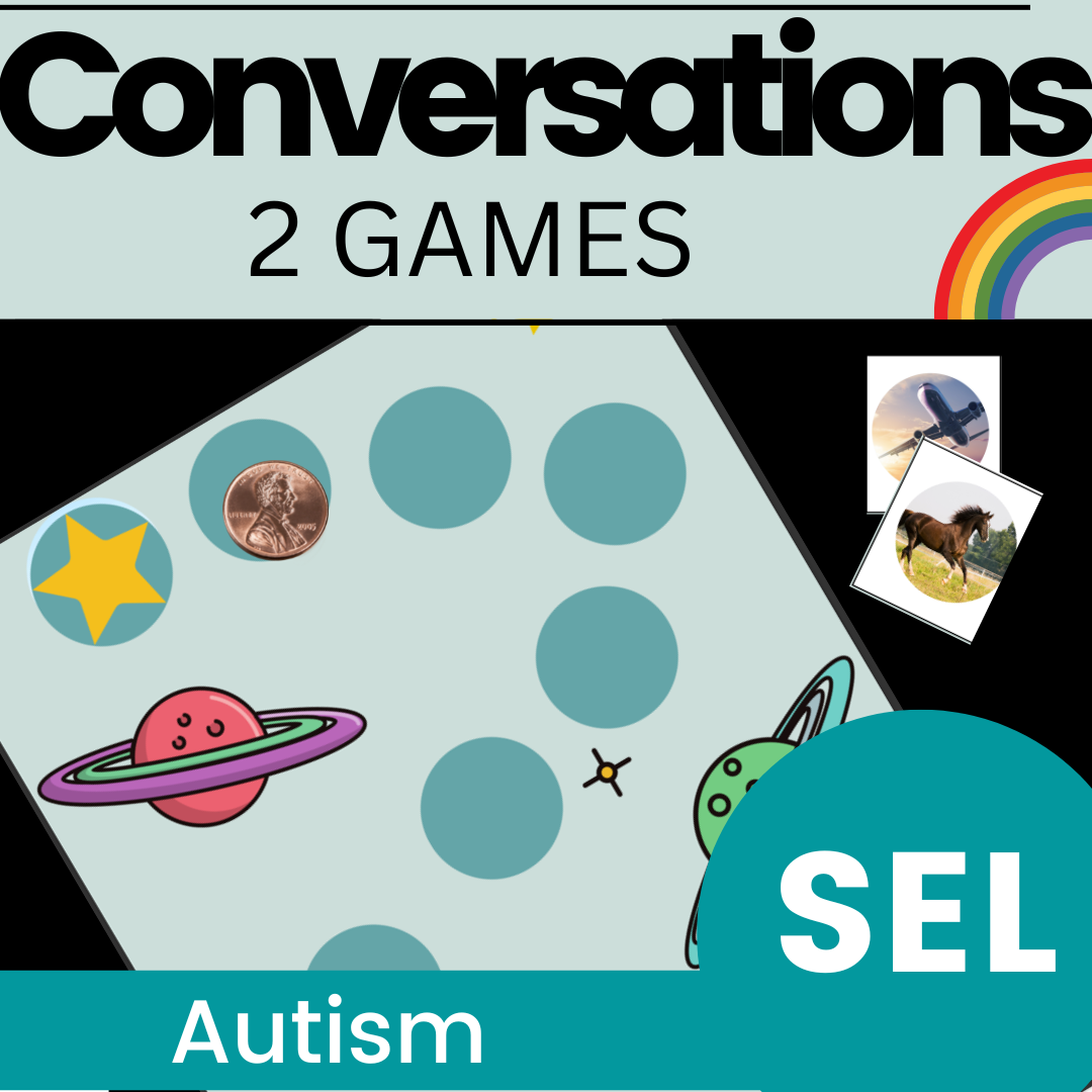 Conversation Skill Games for Preschool & Early Elementary Autism ABA ...