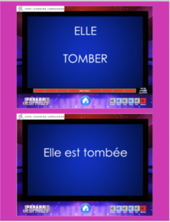 Passé Composé With Être and Avoir - French PowerPoint Jeopardy - Classful