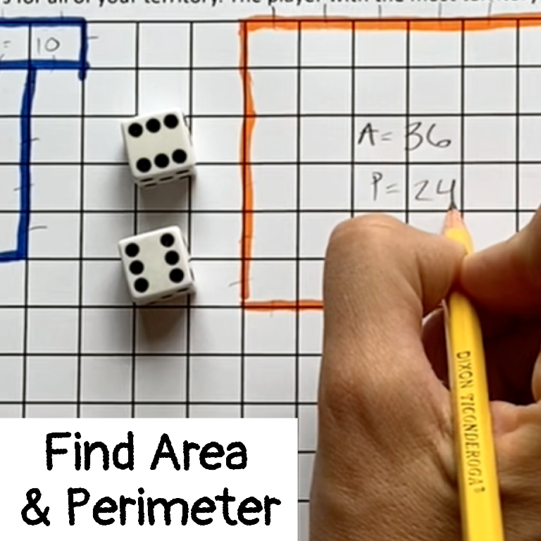 Conquest Area and Perimeter Game - Classful
