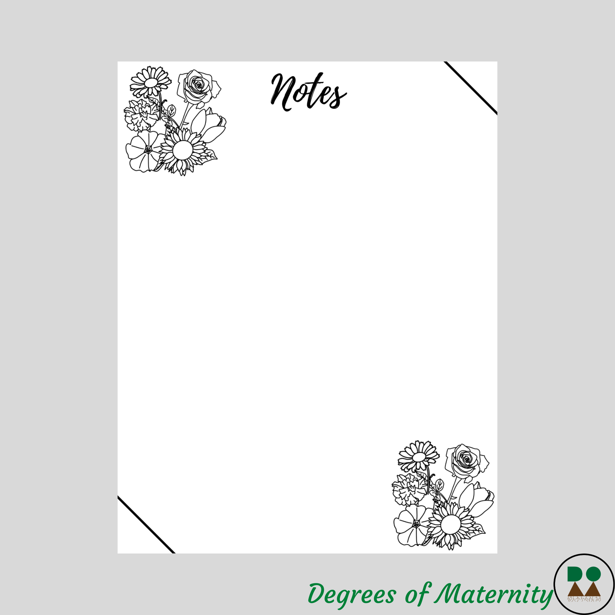 Beautiful Flowers Book Report Helper, Bookmarks, and Reading Log ...