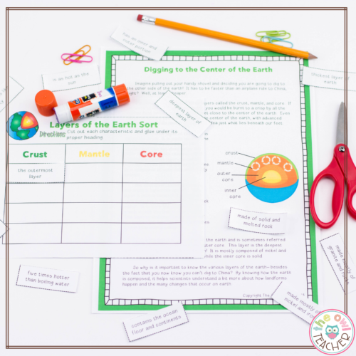 Constructive & Destructive Forces Labs, Lesson Plans, Worksheets - Classful