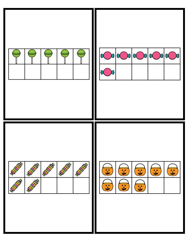 NO PREP Halloween Flashcards Numbers 0-30 Kindergarten VPK 1st Grade ...