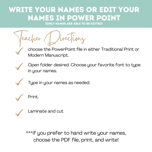 Editable Boho Rainbow Desk Help Name Tags / Name Plates - Classful