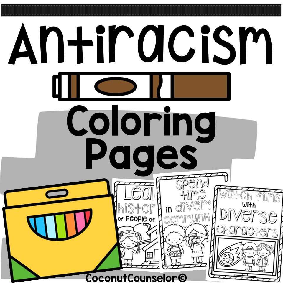 Antiracism Coloring Pages - Classful