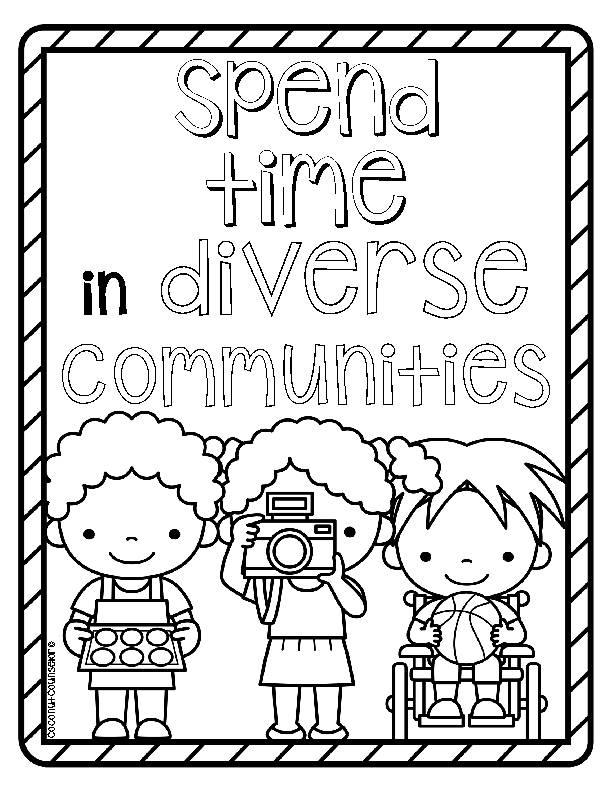 Antiracism Coloring Pages - Classful