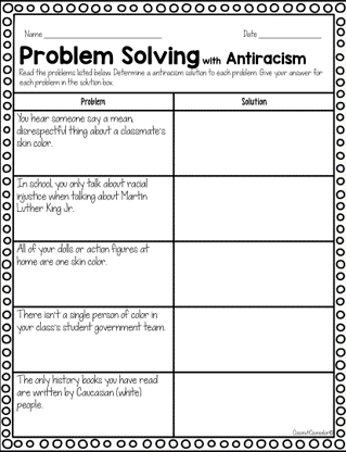 Antiracism Worksheets - Classful