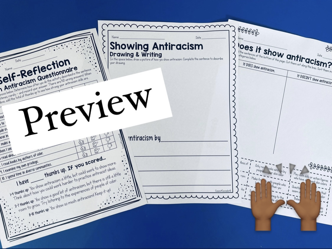 Antiracism Worksheets - Classful