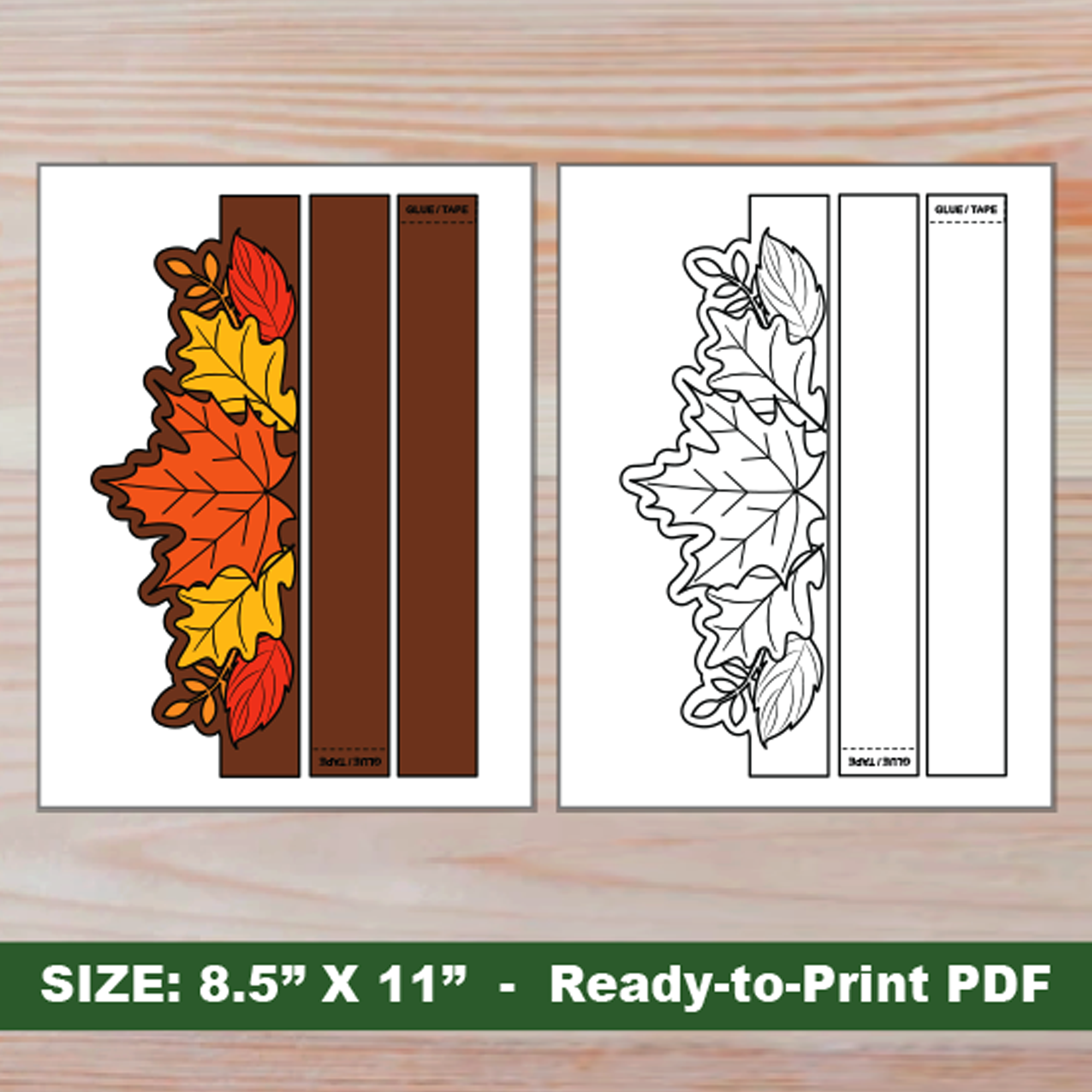 Thanksgiving Paper Crown Hats | Owl + Leaves Headbands | Thanksgiving ...