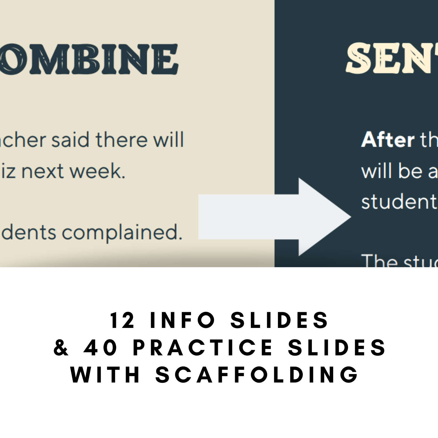 Creating Complex Sentences- Speech Therapy for Middle and High School ...