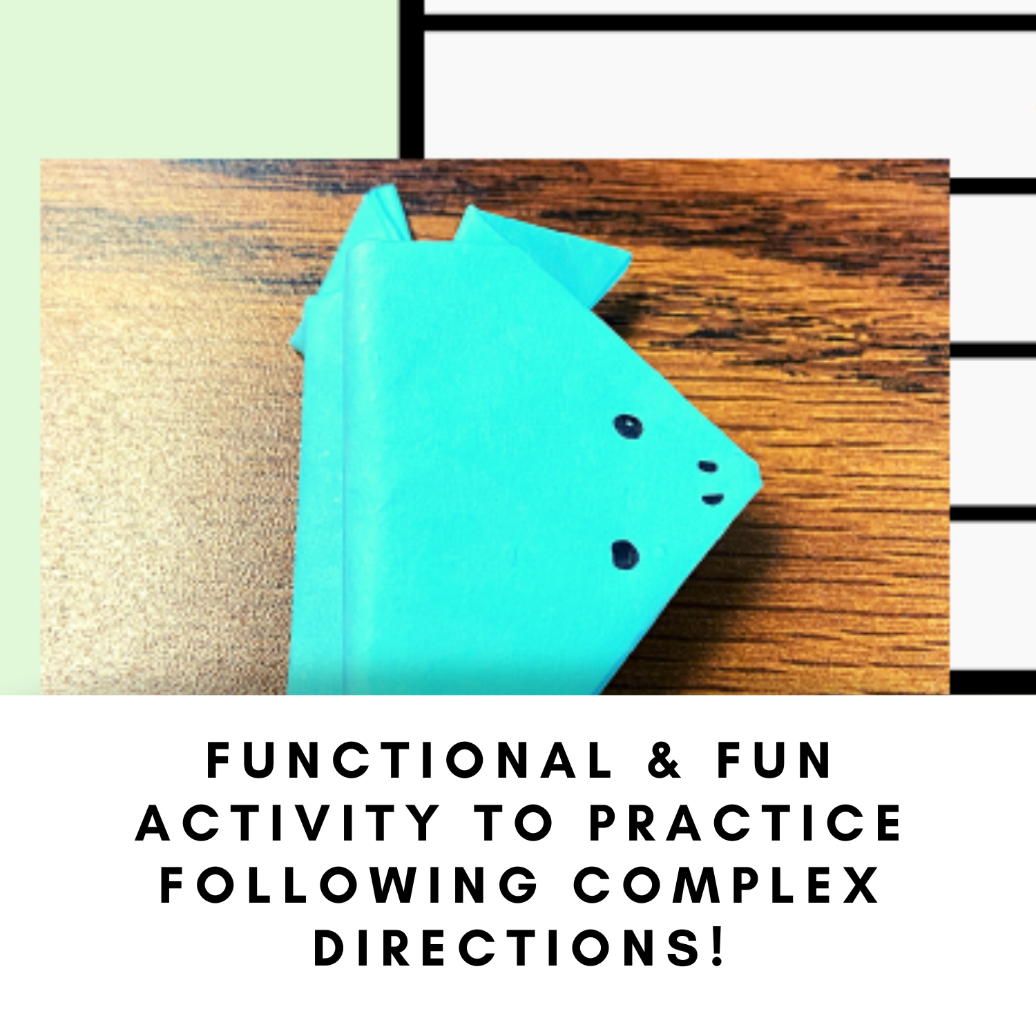 Following Complex Directions with Crafts - Middle and High School ...