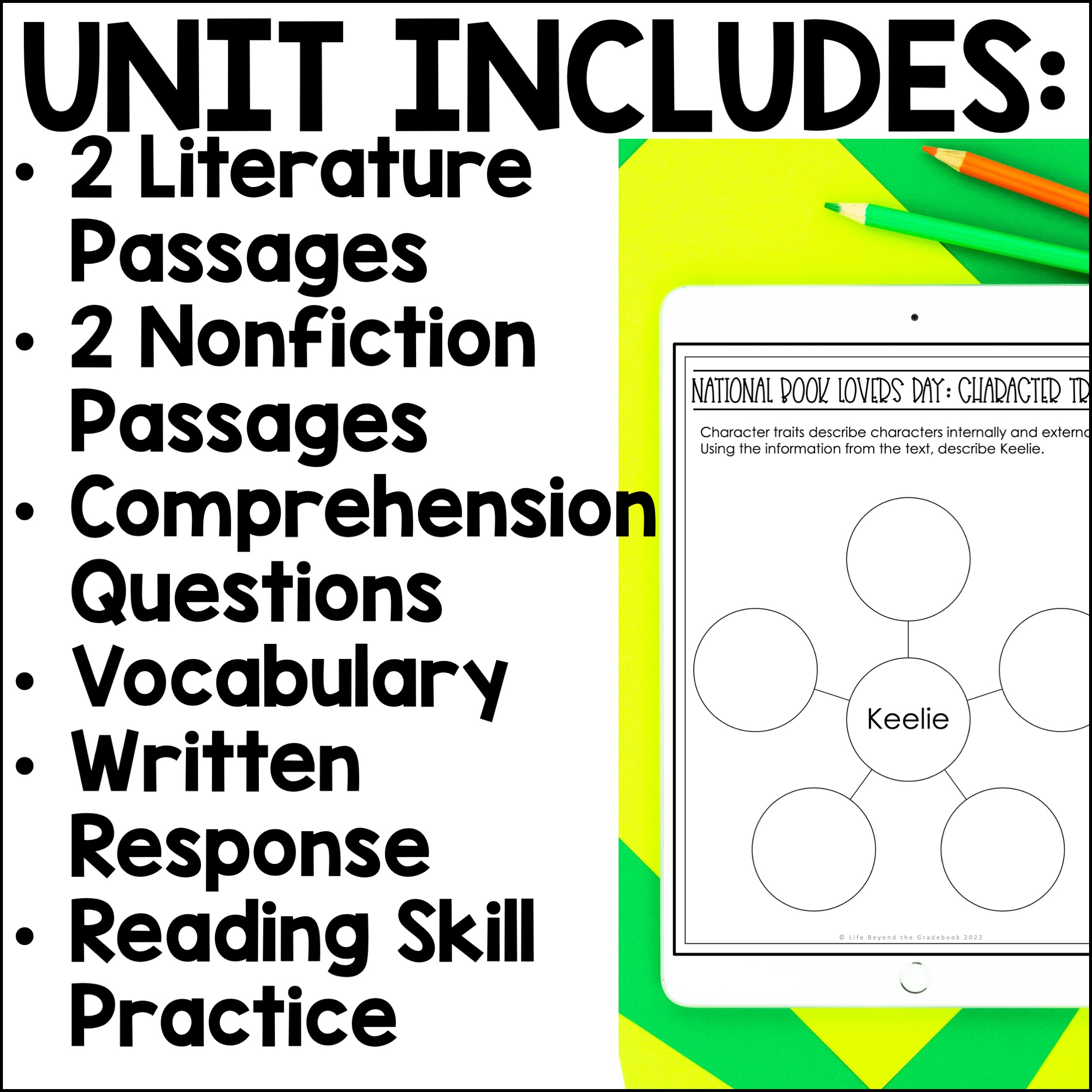 August Reading Comprehension Passages | Monthly Reading Passages - Classful