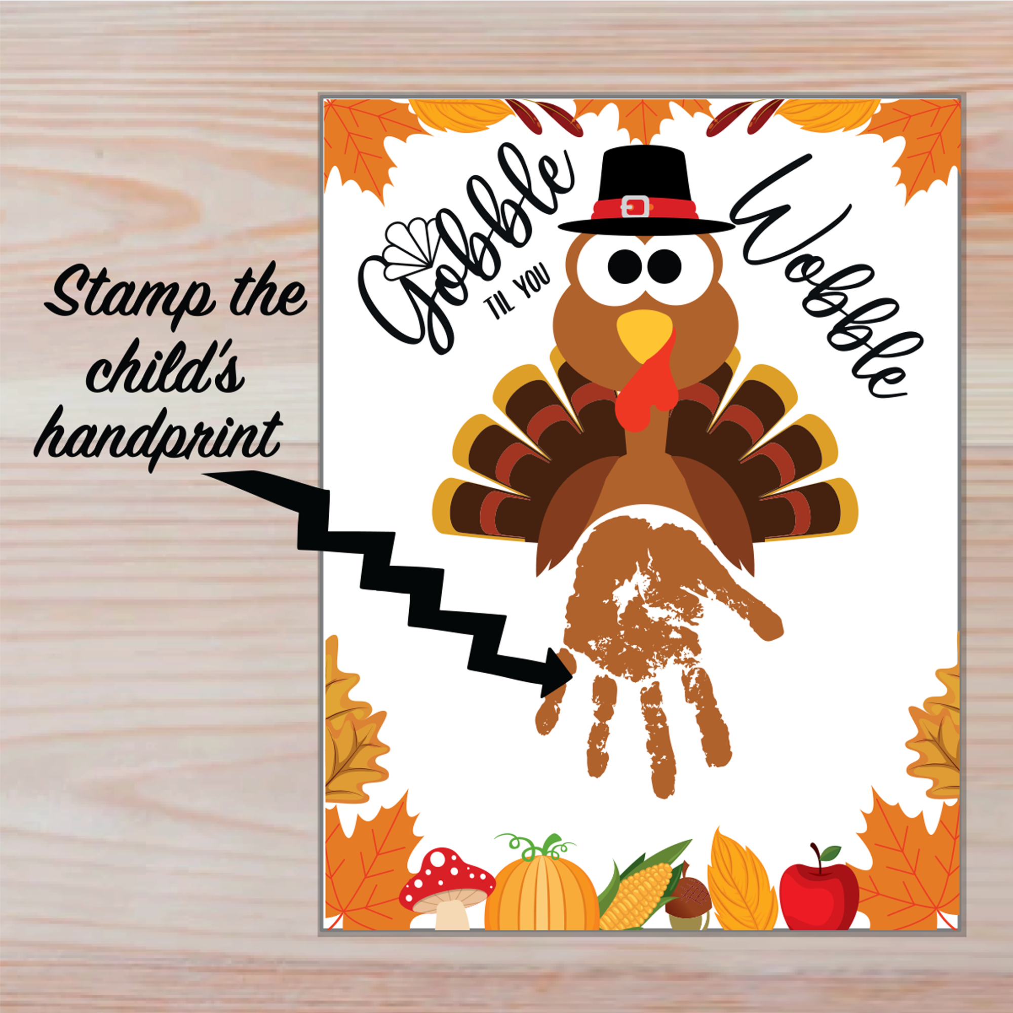 Turkey Handprint Craft | Thanksgiving Handprint Art - Set of 2 ...