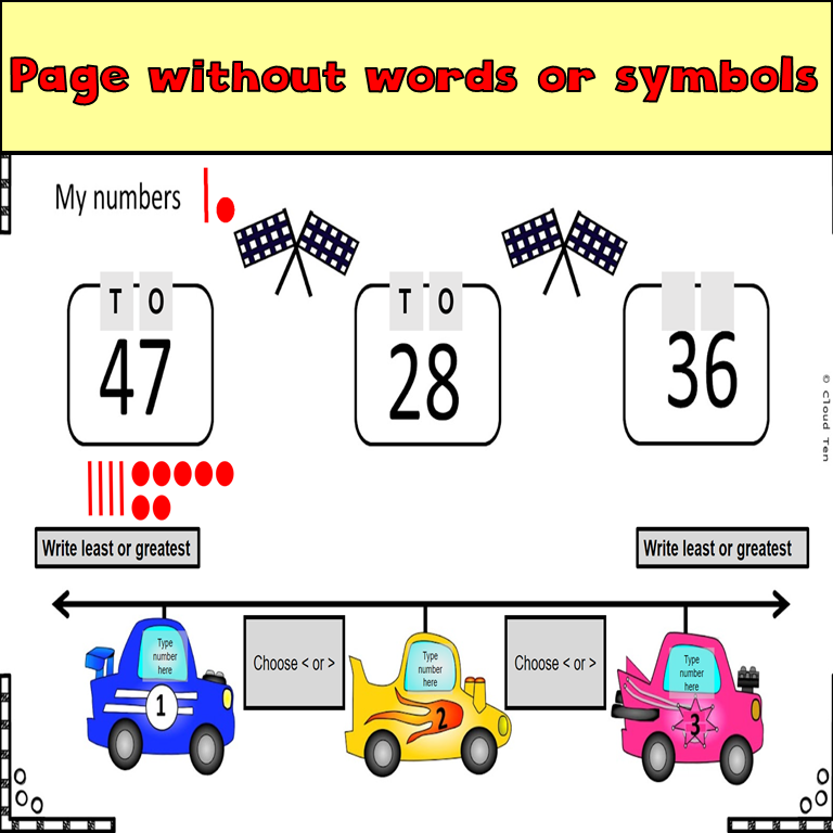 Compare and Order Numbers on a Number Line Bundle - Classful