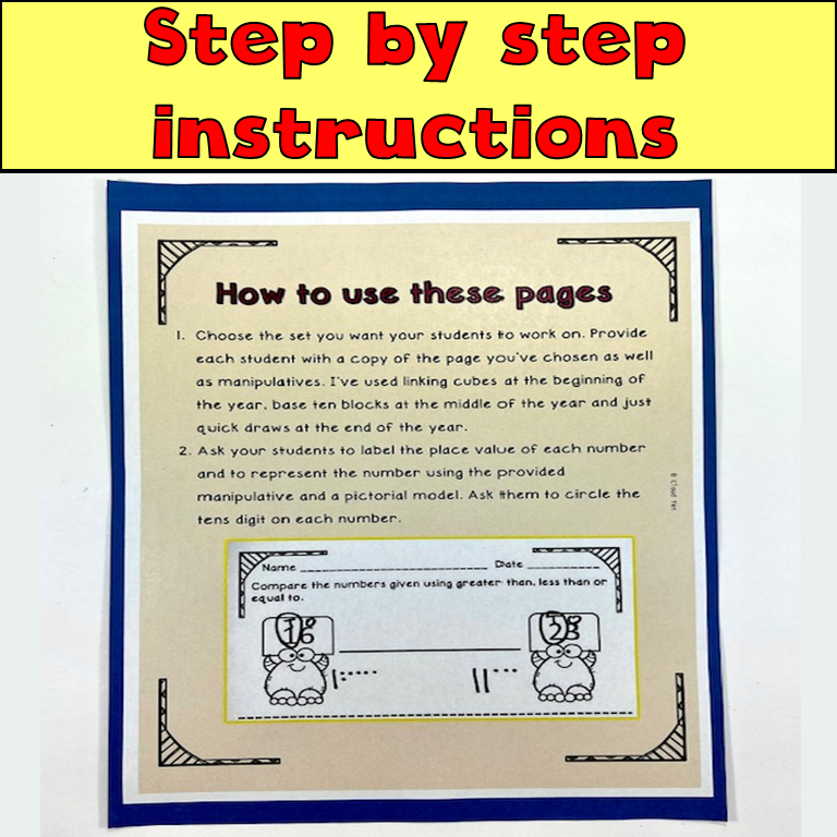 Use comparative language with numbers - Classful