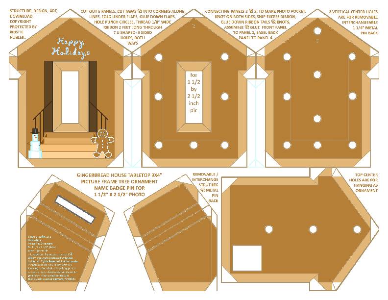 Gingerbread House Gingerbread Man Marshmallow Snowman Happy Holidays ...