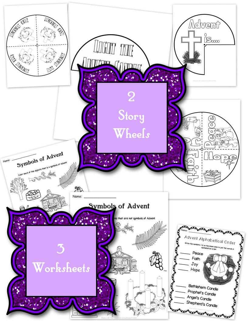 Advent Worksheet and Activity Pack 2 - Classful