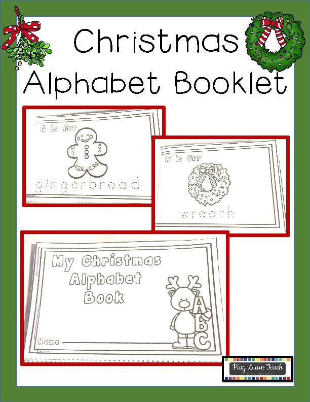 Alphabet Booklet Christmas - Classful