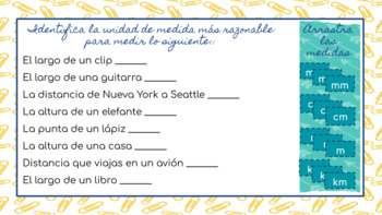 Medidas sistema métrico de longitud guía de estudio digital - Classful