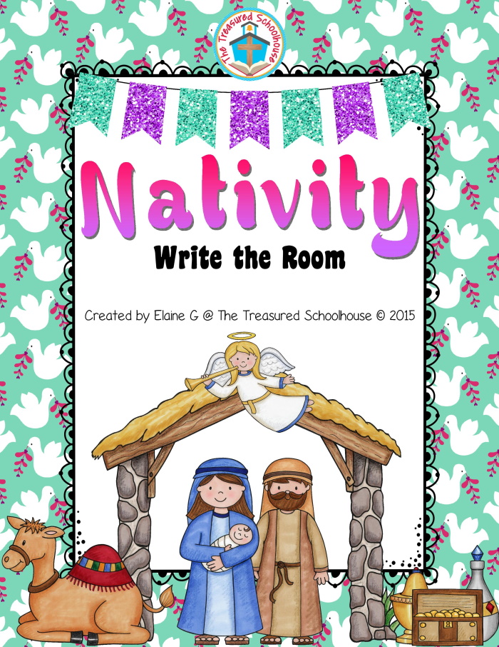 Christmas Nativity Write the Room - Classful
