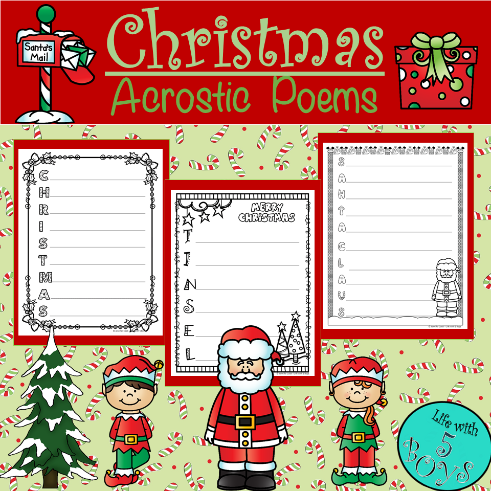 Christmas Acrostic Poems - Classful