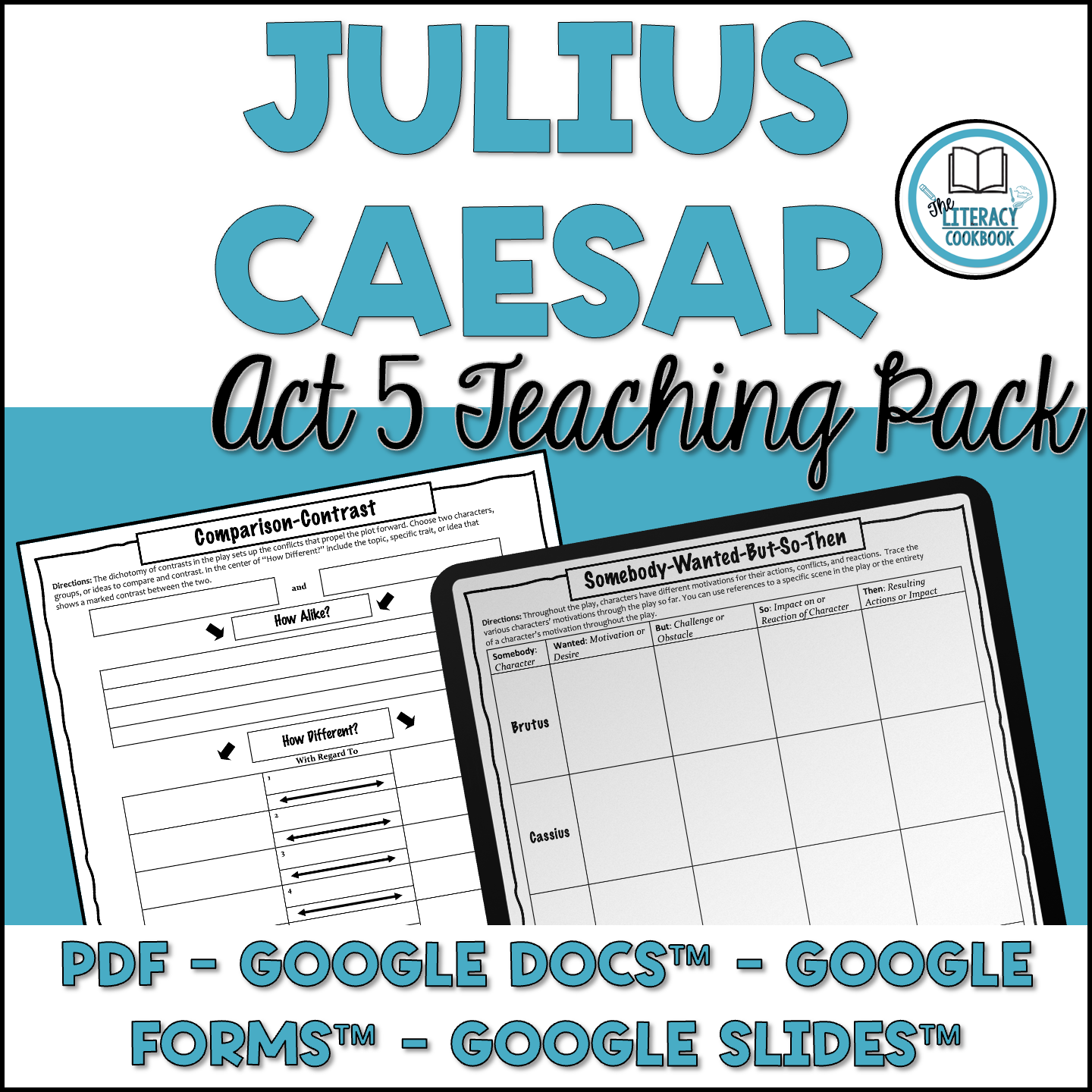 Julius Caesar Act 5 - Lessons for Act Five of Shakespeare's Play ...