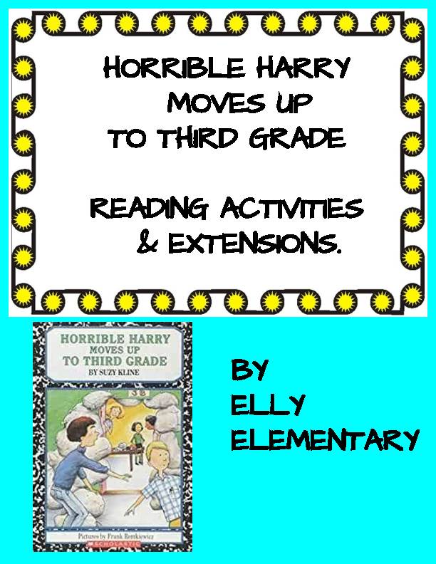 HORRIBLE HARRY MOVES UP TO 3RD GRADE READING LESSONS & ACTIVITIES ...