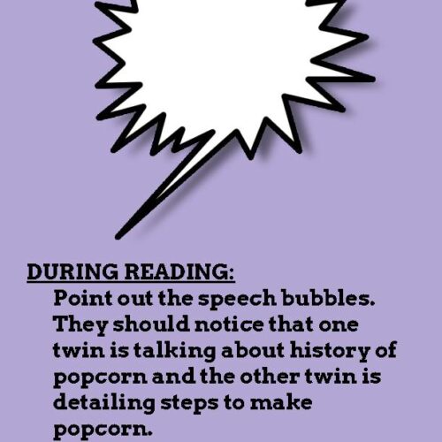 THE POPCORN BOOK BY TOMIE DEPAOLA- READING & ACTIVITIES GUIDE - Classful