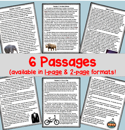 5th Grade ELA Practice State Test #3 - Classful