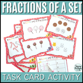 Fractions of a Set | Fractions of a Group Printable & Digital Task ...