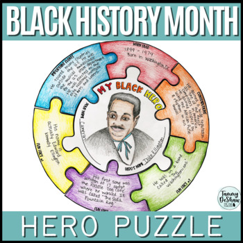Black History Month Activity - Black Hero Puzzle - Classful