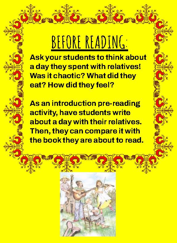 THE RELATIVES CAME READING LESSONS & ACTIVITIES PACKET - Classful