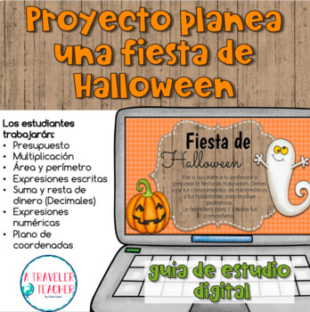 Proyecto planea una fiesta de Halloween práctica de matemáticas - Classful