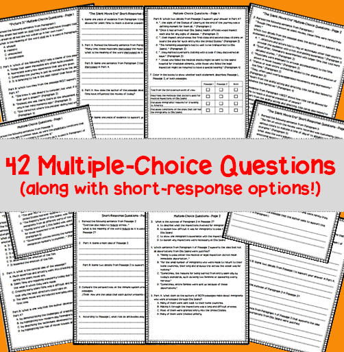6th Grade ELA Practice State Test #1 - Classful