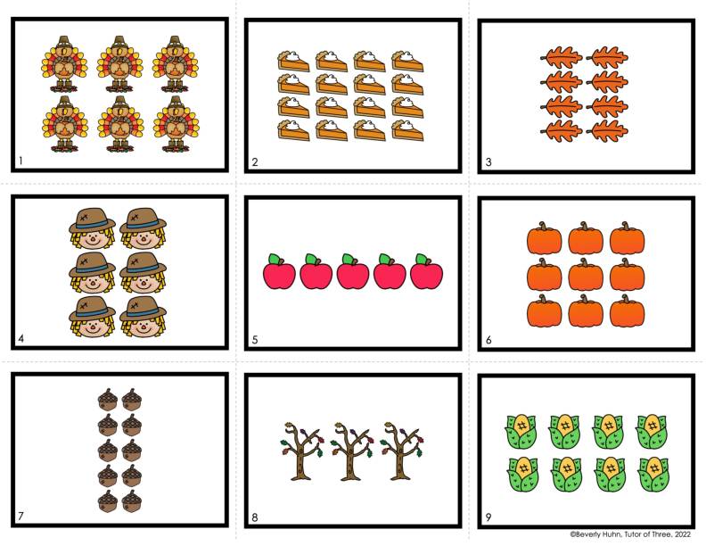 Thanksgiving Math Game / Math Center - Repeated Addition with Arrays ...