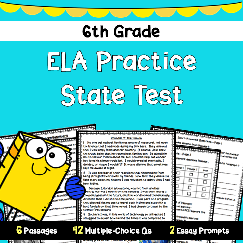 6th Grade ELA Practice State Test #3 - Classful
