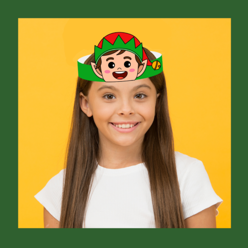 Christmas Paper Crowns for Kids | PRINTABLE Paper Hat Headbands | Craft ...