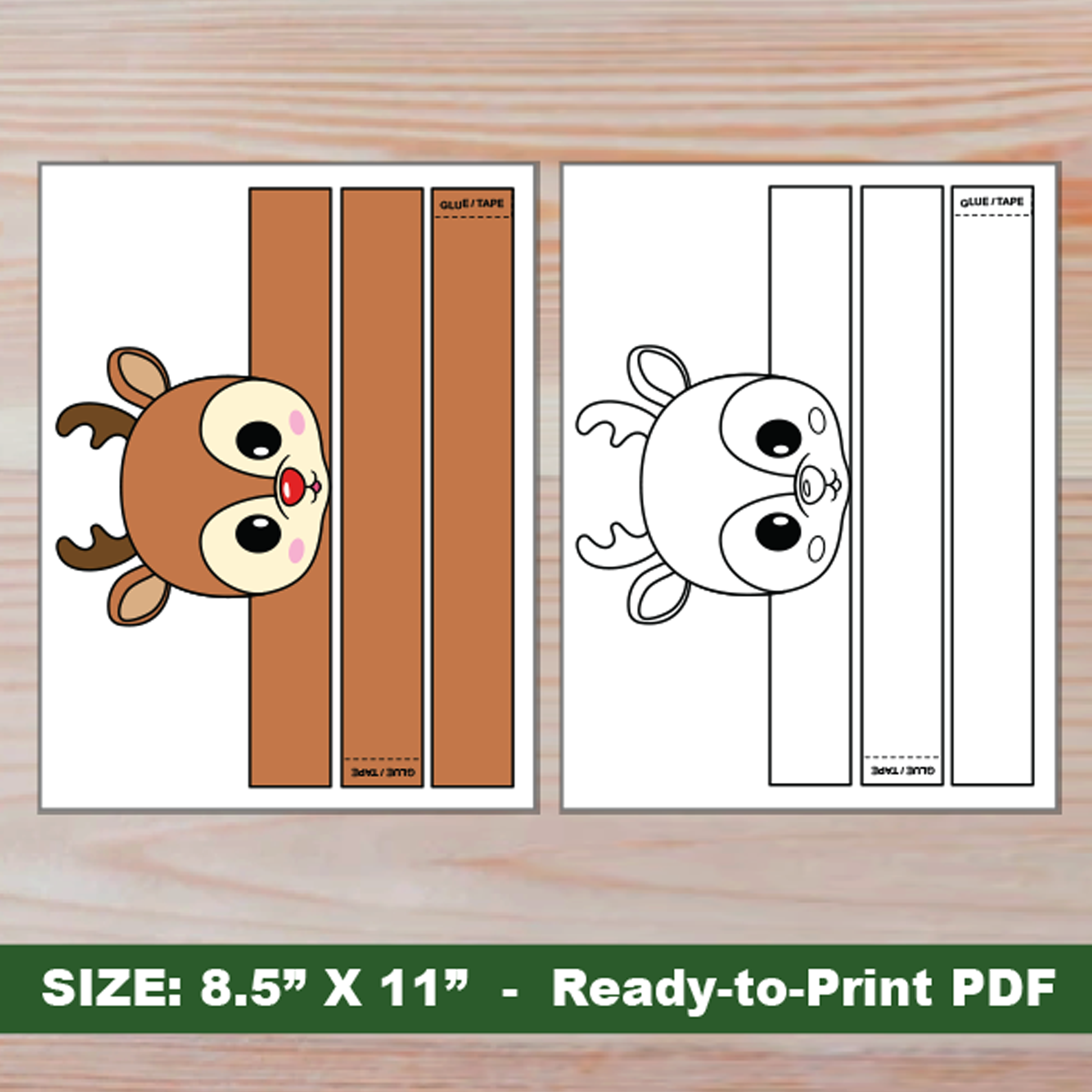 Christmas Paper Crowns for Kids | PRINTABLE Paper Hat Headbands | Craft ...