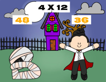 Tablas de multiplicar- tabla del 4. Responde con tu cuerpo Halloween ...