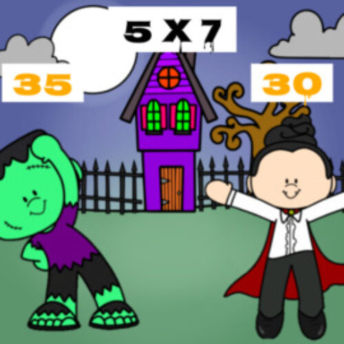 Tablas de multiplicar- tabla del 5. Responde con tu cuerpo Halloween ...