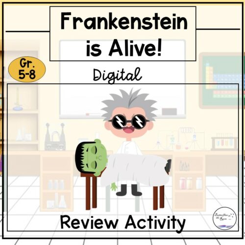Frankenstein Cell Organelle Labeling Activity for Google Slides and ...