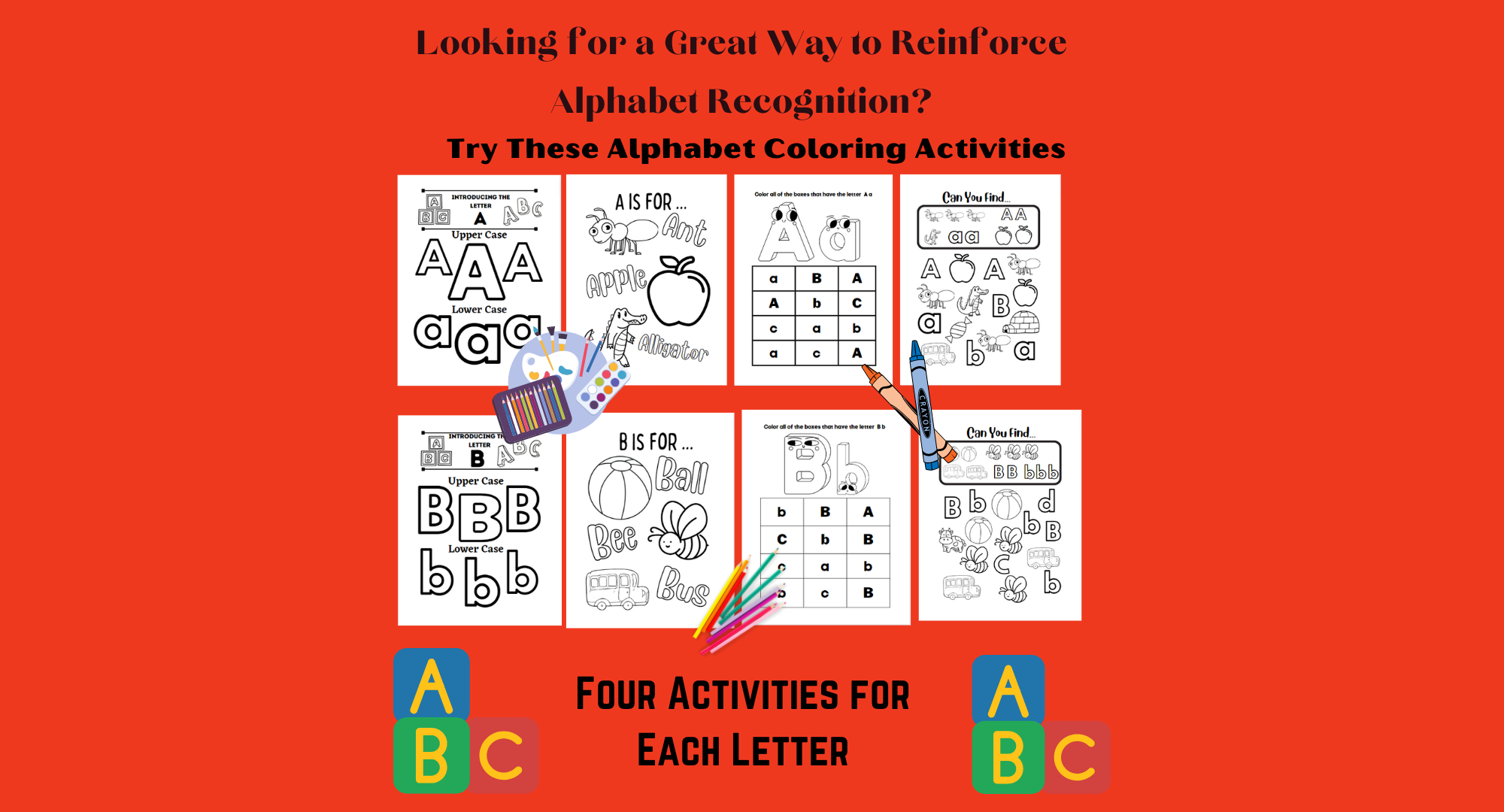 Alphabet Coloring and Activity Book - Classful