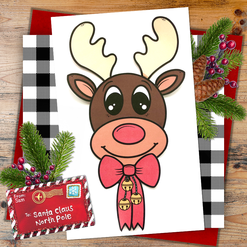 Rudolph Reindeer Christmas Craft - Classful